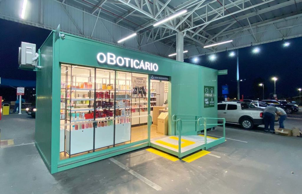 Contagem recebe loja sustentável do O Boticário, feita com resíduos ...